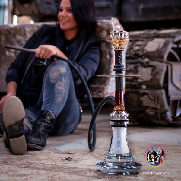 VYRO Penta Red Clear Shisha