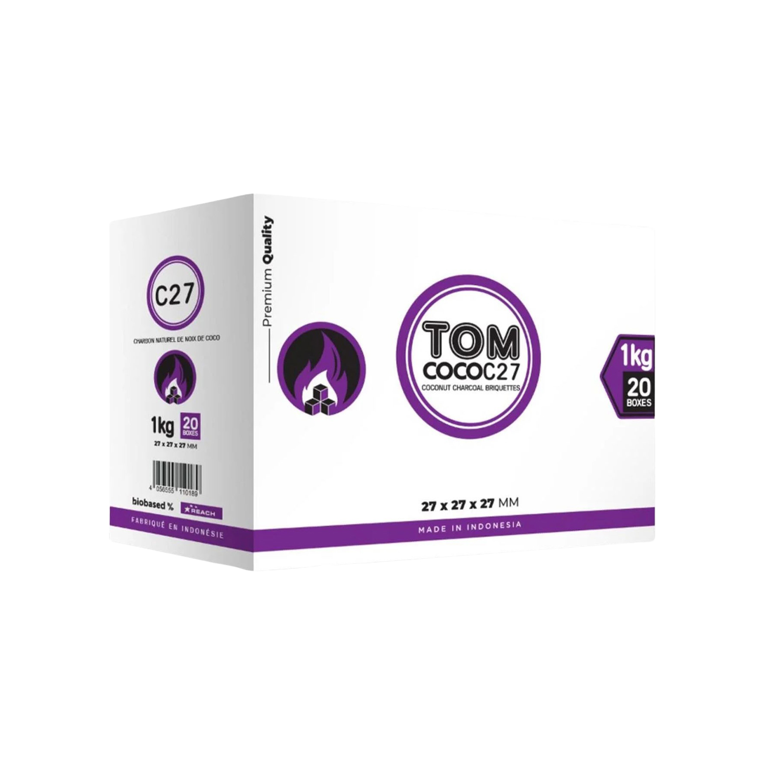 TOM COCO Gold Shisha Kohle C27 20kg bei AEON Shisha kaufen