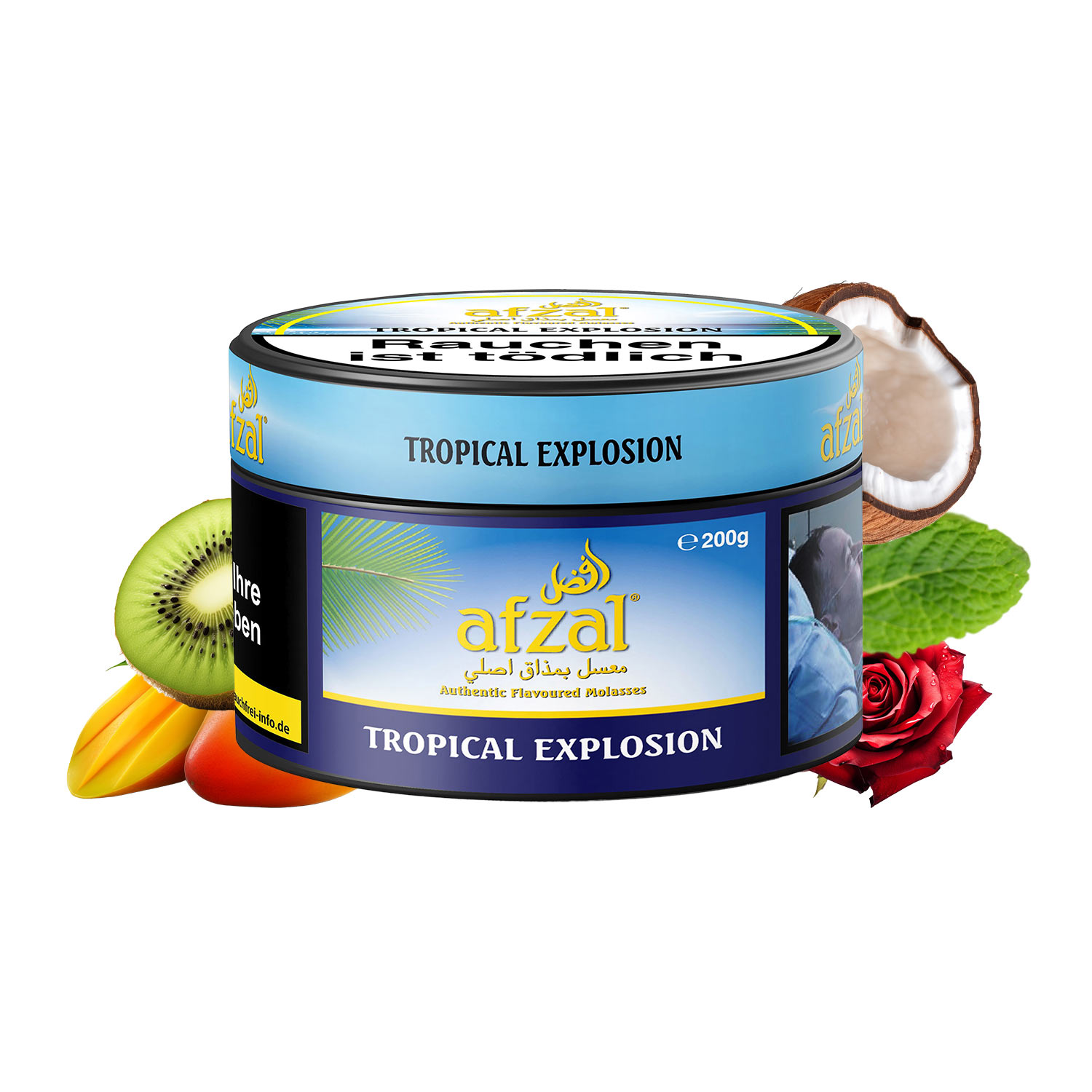 Buy Afzal Tropical Explosion 200g Hookah Tobacco at AEON Hookah