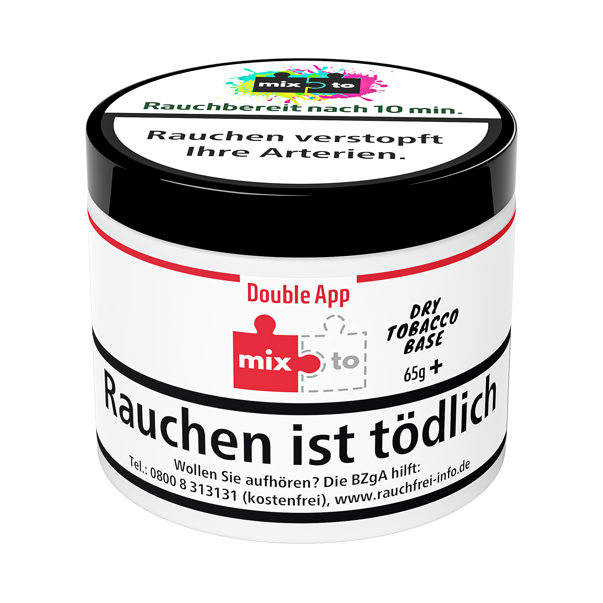 Mixto Dry Tobacco Base 65g Double App bei AEON Shisha kaufen