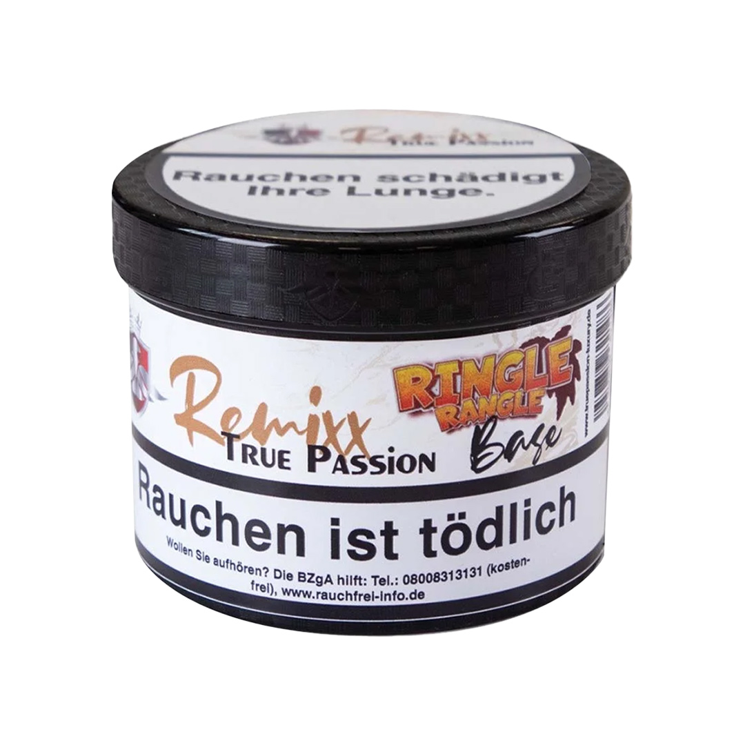 True Passion Remixx Base Ringle Rangle 65g Tobacco at AEON Hookah