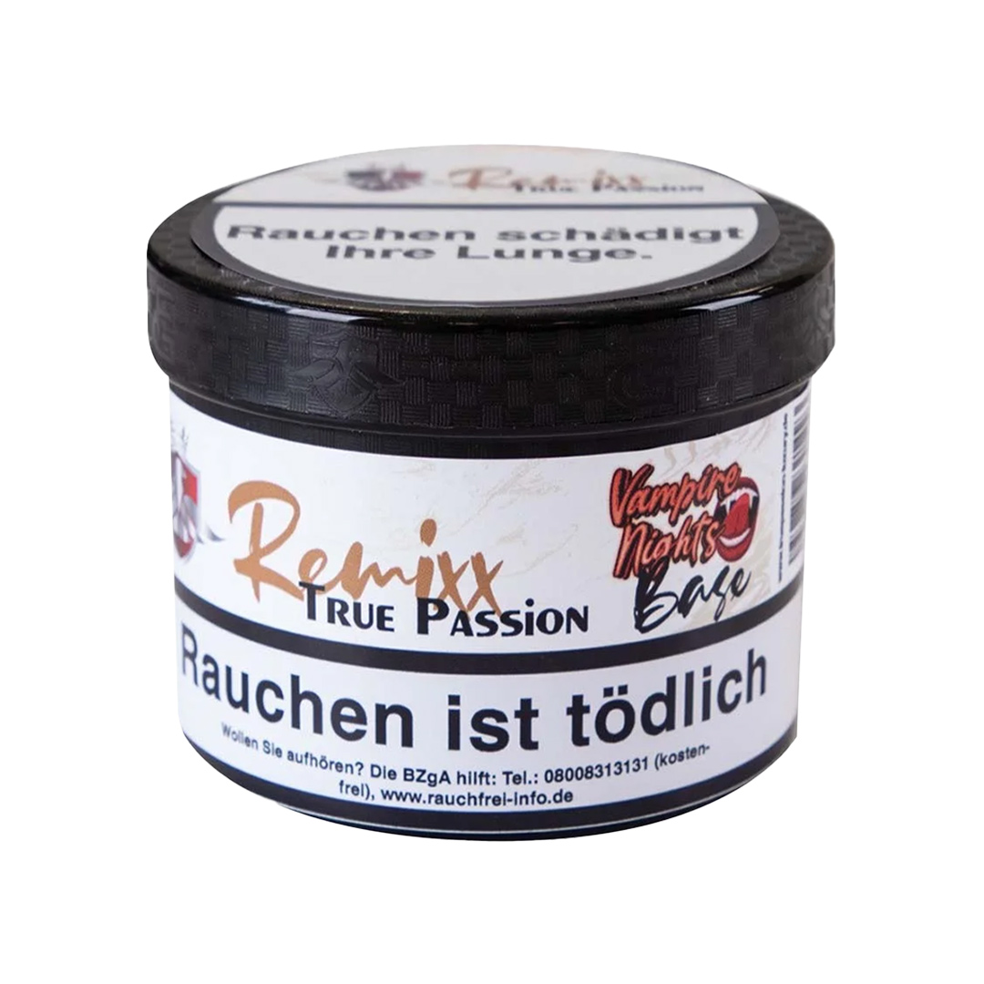 True Passion Remixx Base Vampire Nights 65g Tobacco at AEON Hookah