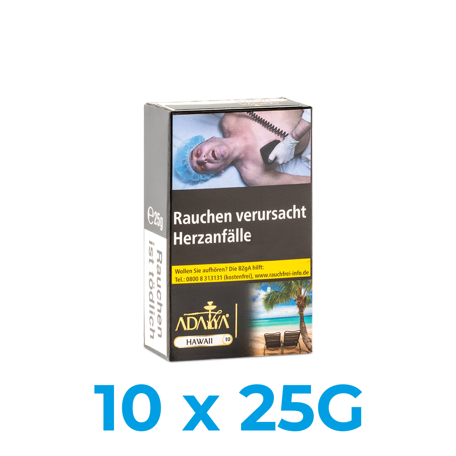 Adalya Hawaii 250g Shisha Tabak (10x25g) bei AEON Shisha kaufen